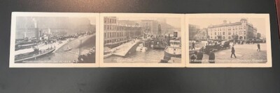 Tri-Fold Photo PC Chicago Illinois Eastland Disaster Steamship & Morgue ...