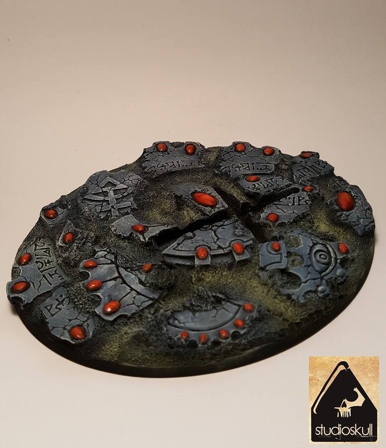 120X95mm LARGE OVAL RESIN FLYER BASE ELDAR RUINS WARHAMMER 40K | eBay