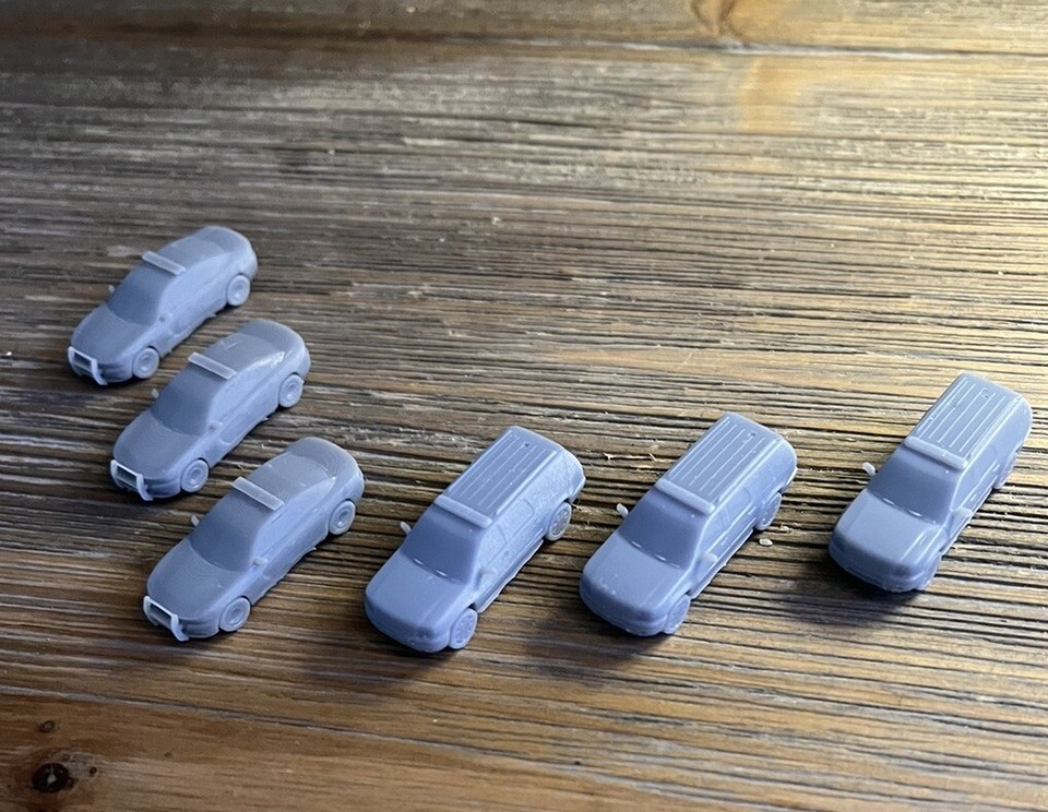 N SCALE 1:160 POLICE VEHICLE VARIETY SQUAD CARS (6pk) | eBay