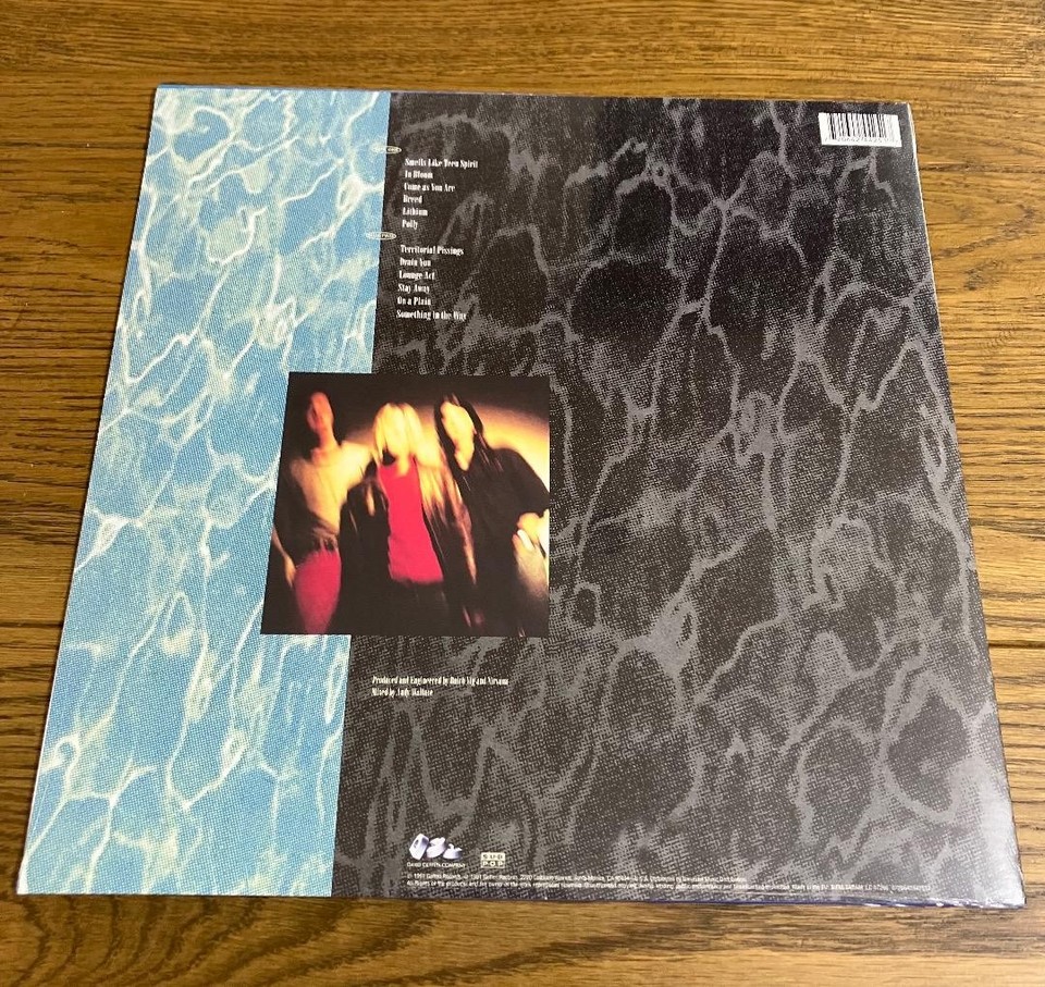 Nirvana Nevermind Vinyl Lp Classic Rock Grunge Album Collectible Music ...