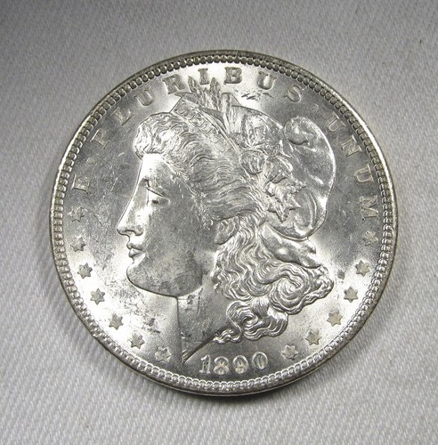 1890 Silver Morgan Dollar UNC Coin AN360 | eBay UK