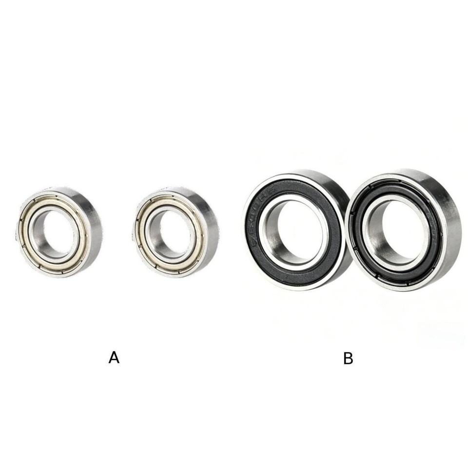 6800ZZ 6800-2RS 2 Piece Deep Groove Ball Bearing Set 10mm ID 19mm OD ...
