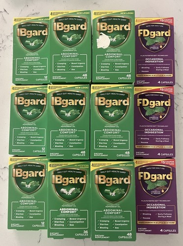 IBgard Lot (312 Capsules) with Sample FDgard 12 Count~~~Total 324 ...