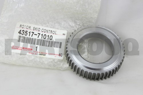4351771010 Genuine Toyota ROTOR, SKID CONTROL, REAR 43517-71010 | eBay