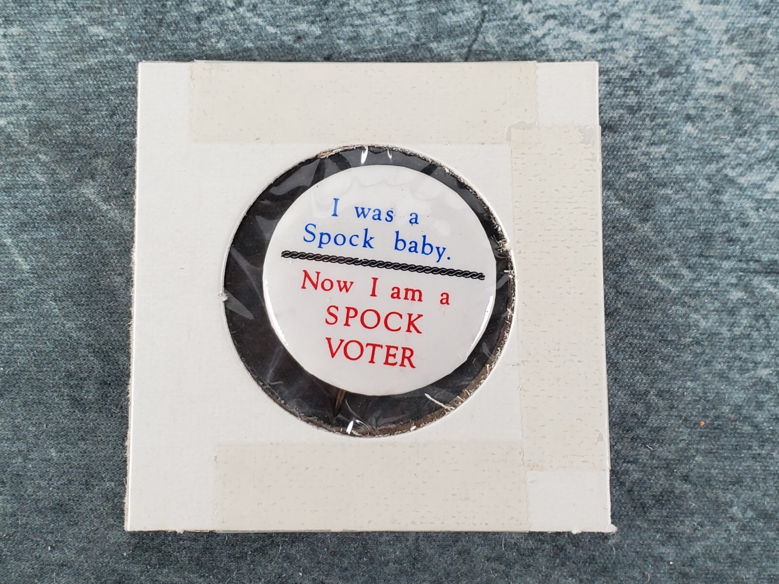 1972 Baby Doctor Benjamin Spock For President Pin Back Button | eBay