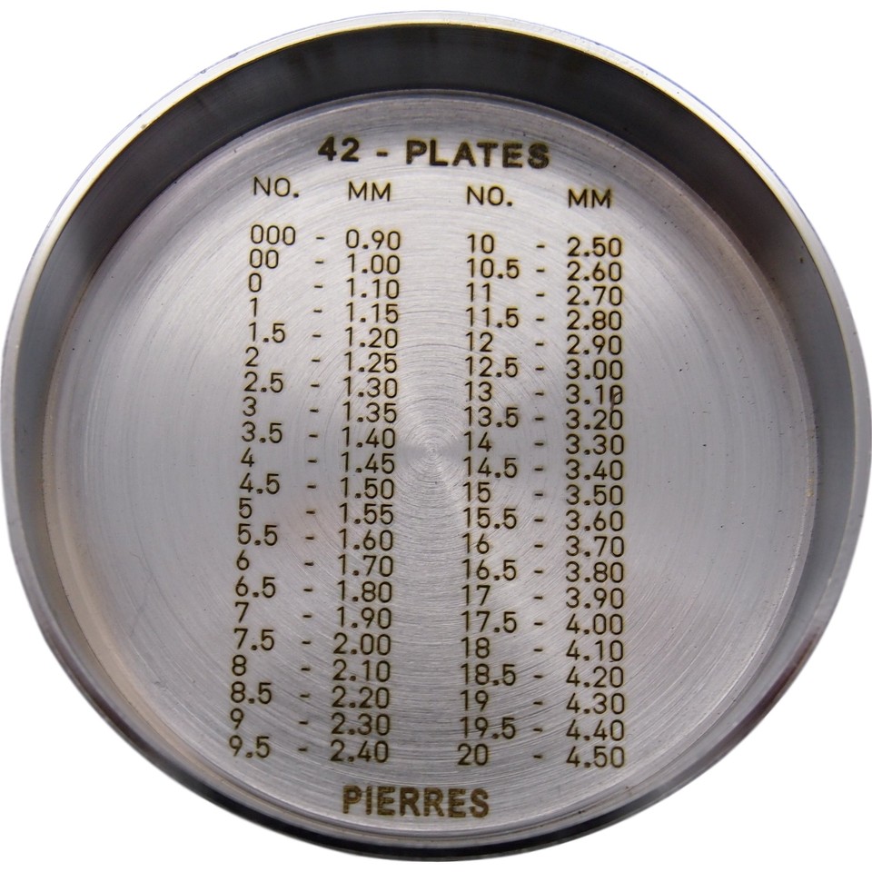 23 Diamond Gem Sorting Sieves 47mm Steel Laser Plates Stones Pearls ...