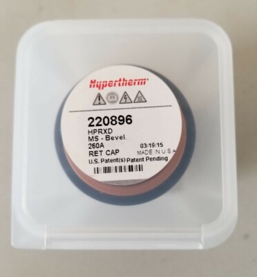 QTY 3 Hypertherm 220896 260 Amp - Cap for HPR260 XD NEW - Total of 9 ...