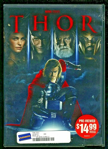 THOR DVD Stars Chris Hemsworth Marvel Superhero First | eBay