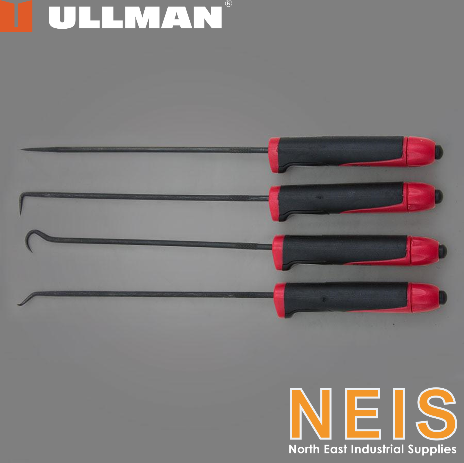 ULLMAN LED Hook & Pick 4pc Set CHP4-LT - Carbon Steel, Polished ...