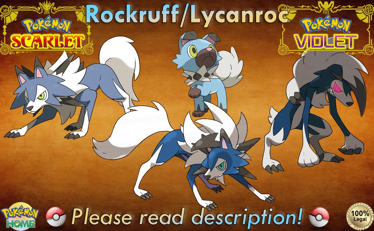 Rockruff Evolution Line-Shiny Recolor By, 54% OFF