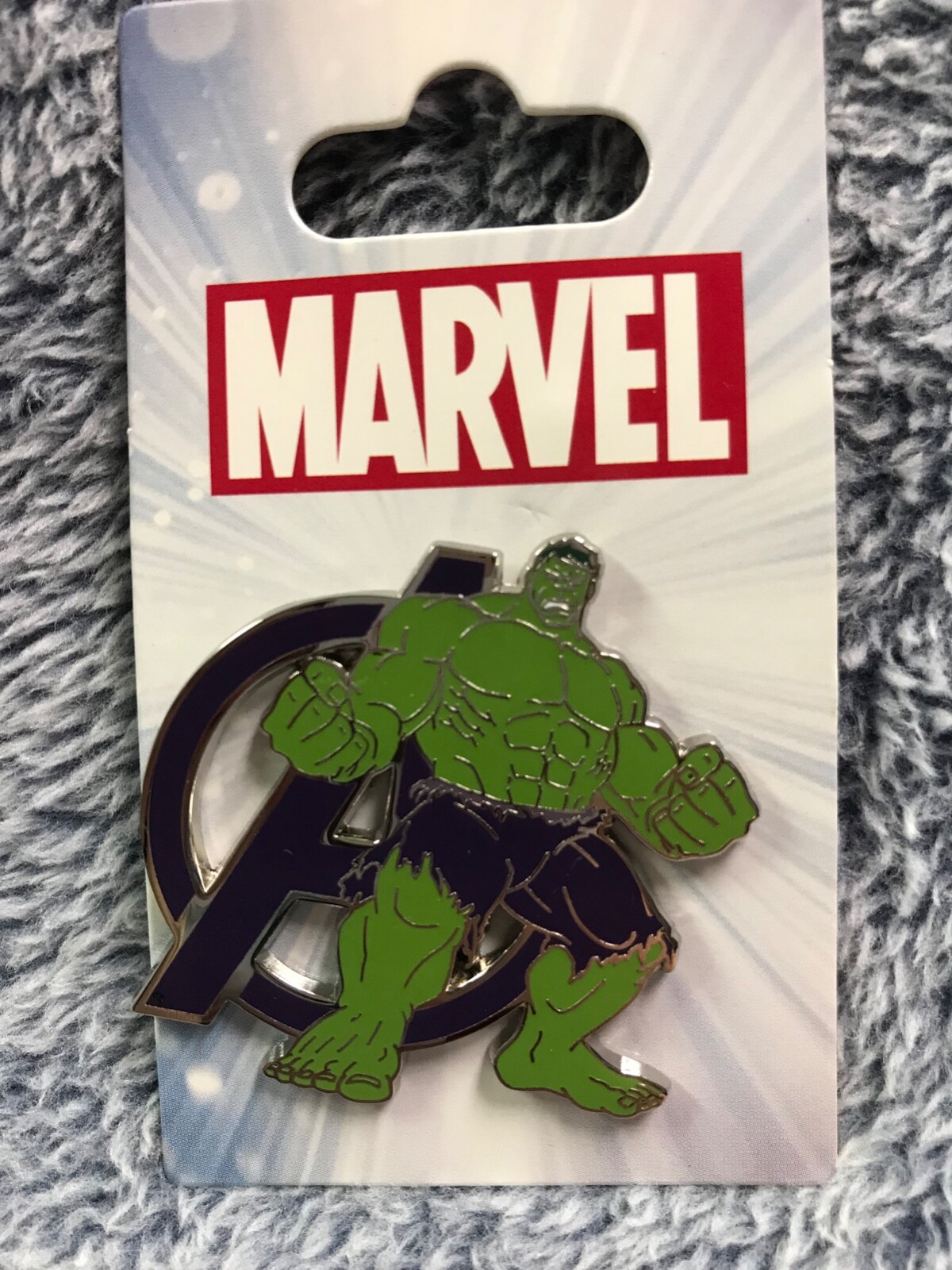 Disney Marvel Avengers Pin Hulk Pin Age of Ultron NEW on Card | eBay