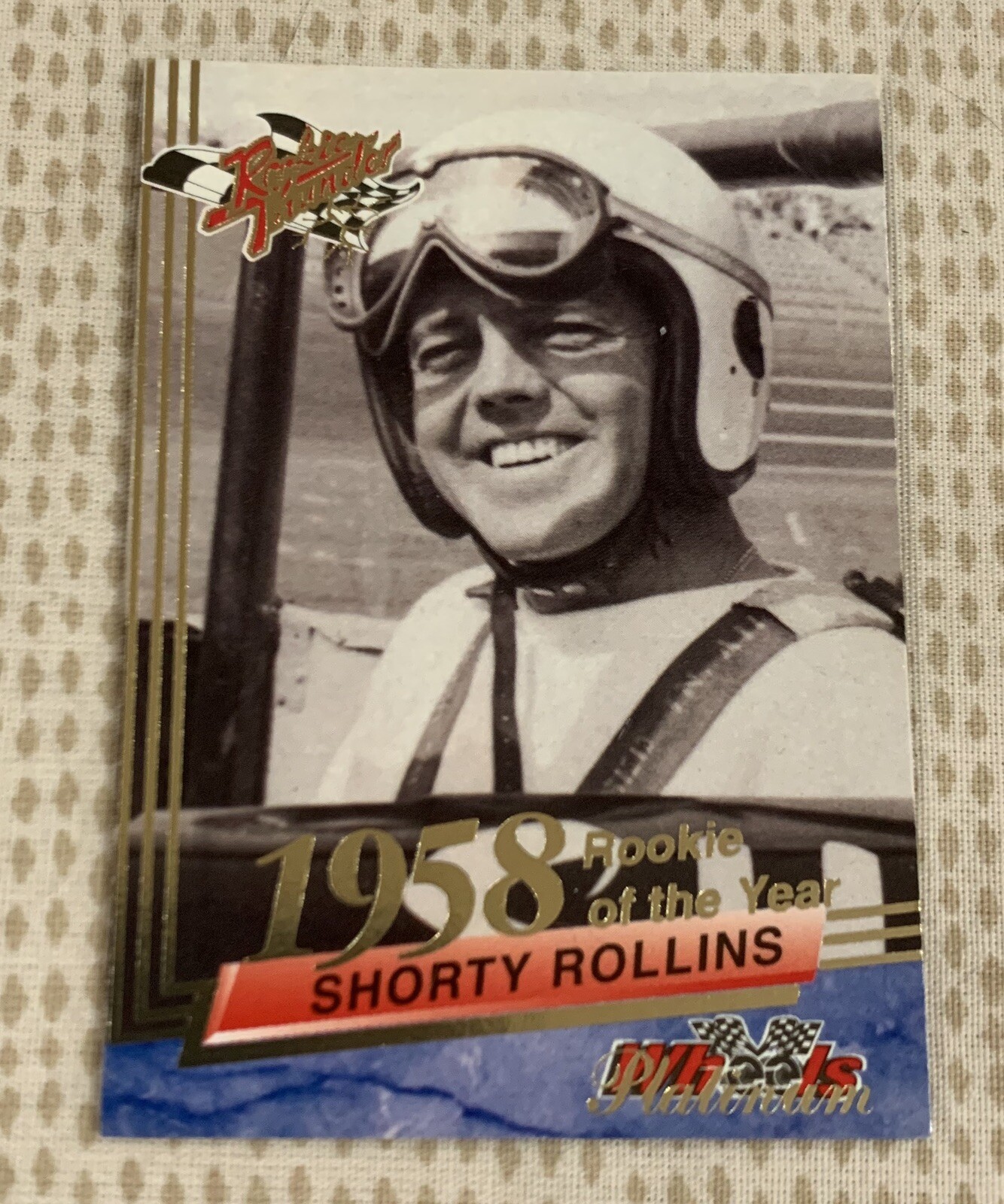 Shorty Rollins Wheels Rookie Thunder Rookie Of The Year 1958 Card #1 | eBay