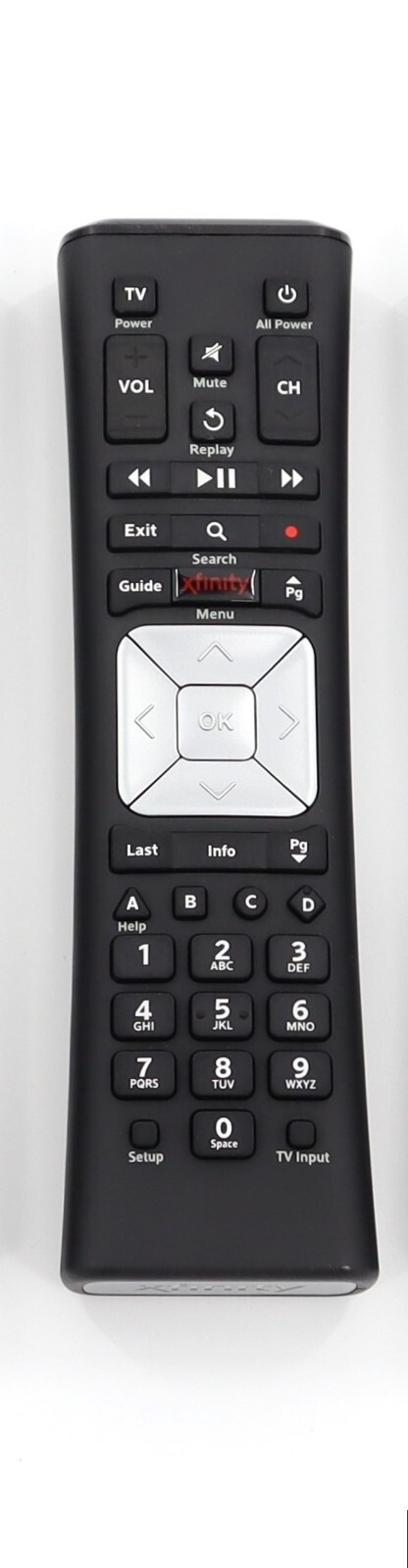 Xfinity Comcast XR5 RF Remote Control For Receivers & SetTop Boxes W ...