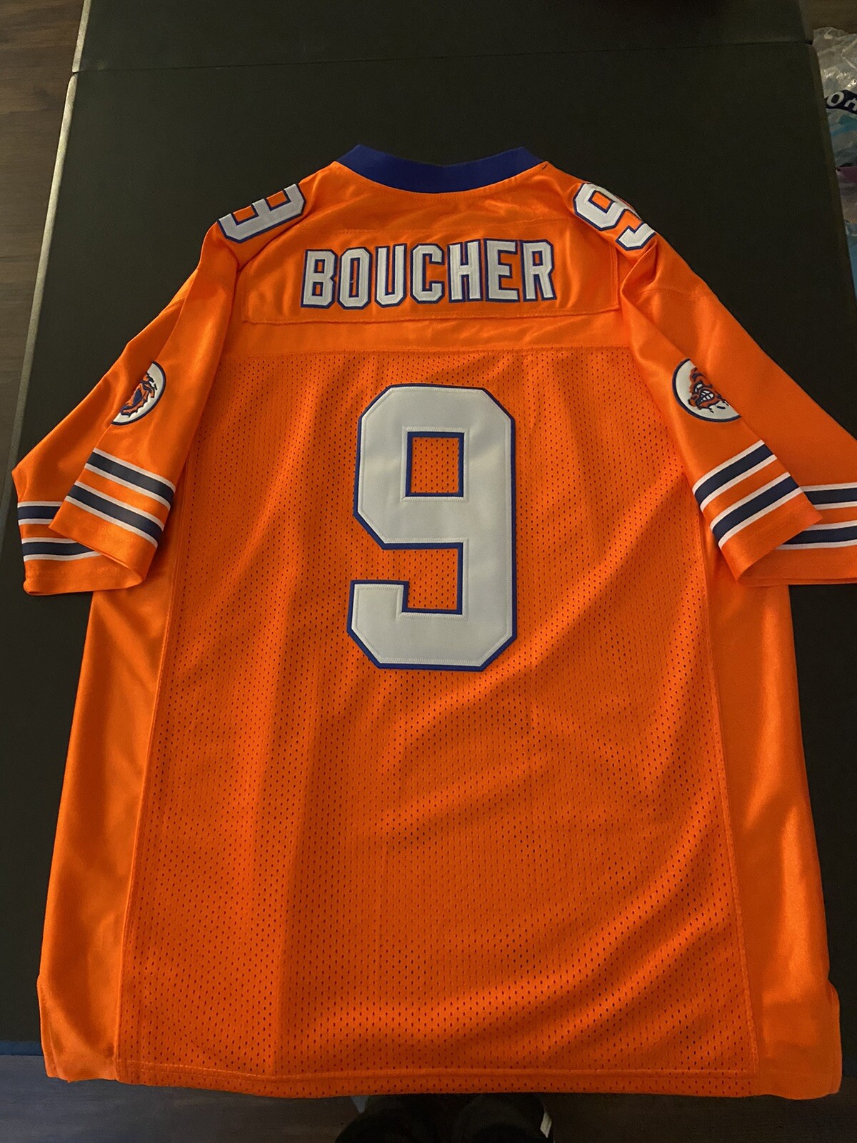 The Waterboy Bobby Boucher #9 Football Jersey Adam Sandler Orange Adult ...