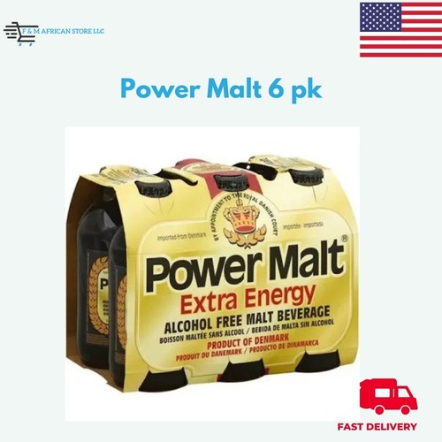 Power Malt Extra Energy Alcohol Free Bottle Beverage 6 Pack | eBay