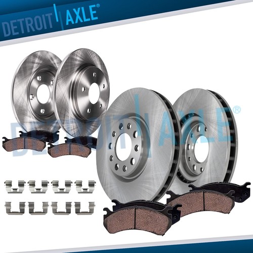 Front Rear Rotors Brake Pads for 2017 2018 Chevy Malibu w/ Manual ...