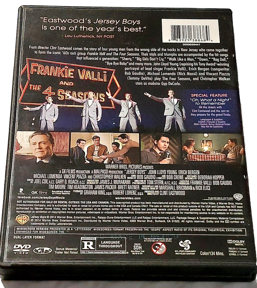 Jersey Boys (DVD) - DVD - Christopher Walken,Vincent Piazza,Michael | eBay