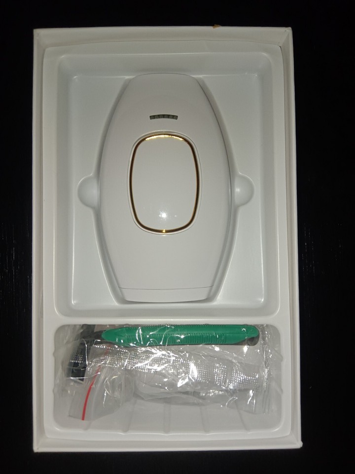 IPL Hair Removal Instrument White & Gold Color RoHS "Open Box" Please ...