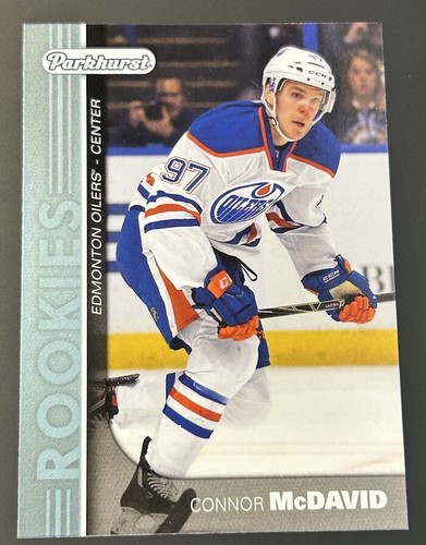 2015-16 Upper Deck Series 1 Parkhurst Blue Rookies Connor McDavid #PR-1 ...