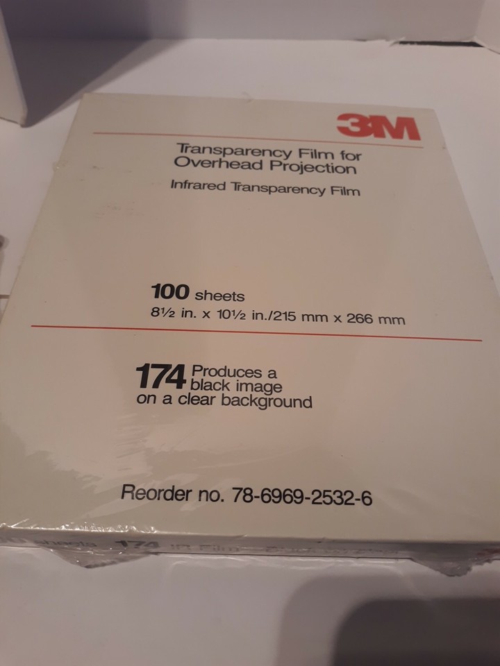 3M Transparent Notepad Overhead Projection Infrared transparency ...