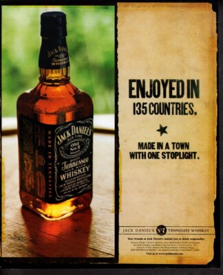 Vintage print ad advertisement Alcohol Jack Daniel's Enjoyed in 135 ...
