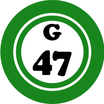 G 47 G47 Bingo Ball - 100 Pack Circle Stickers 3" x 3" Hobby Number ...