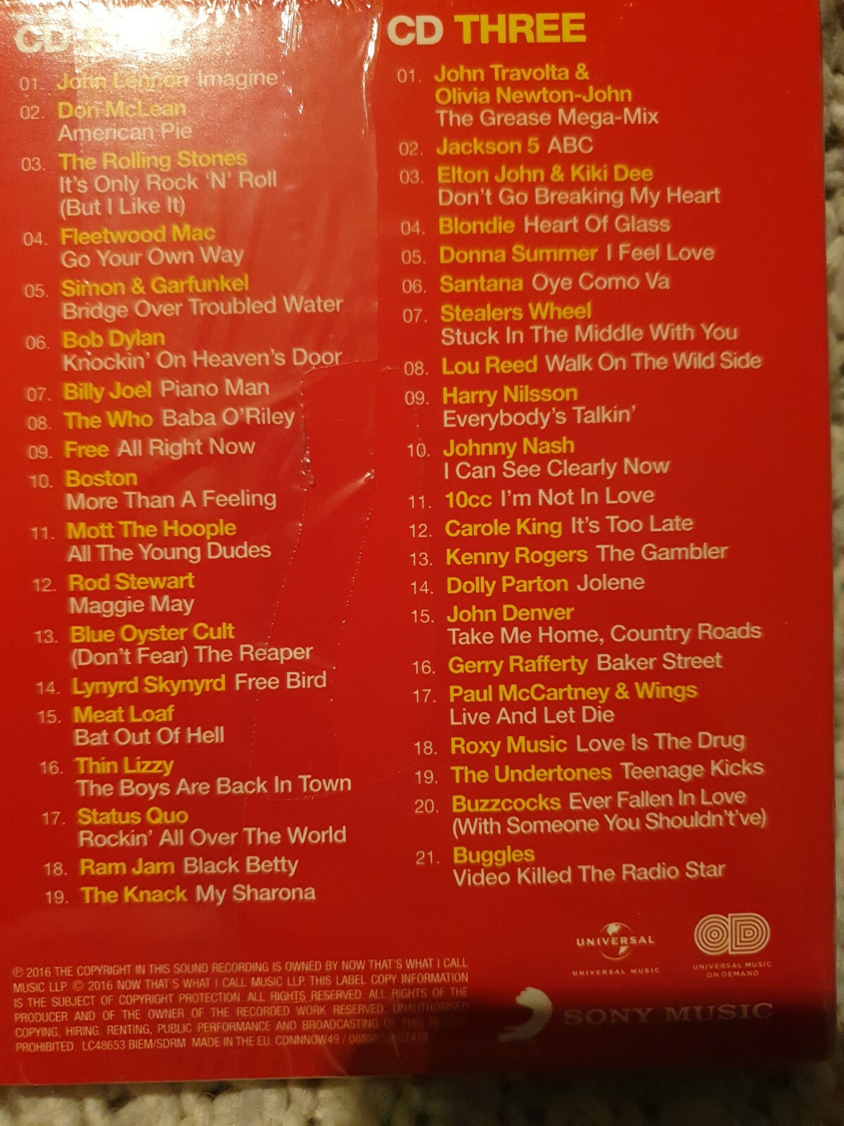 Now That's What I Call '70s by Various Artists (CD, 2016) for sale ...