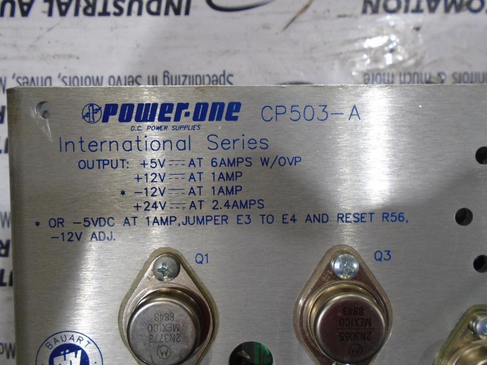 POWER-ONE DC POWER SUPPLY CP503-A | eBay