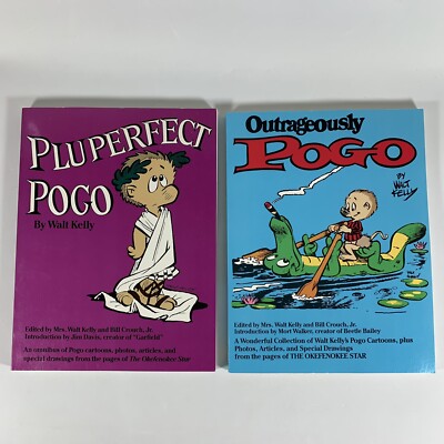 Walt Kelly's Pluperfect Pogo & Outrageously Polo (2 Paperbacks, 1985 / ...
