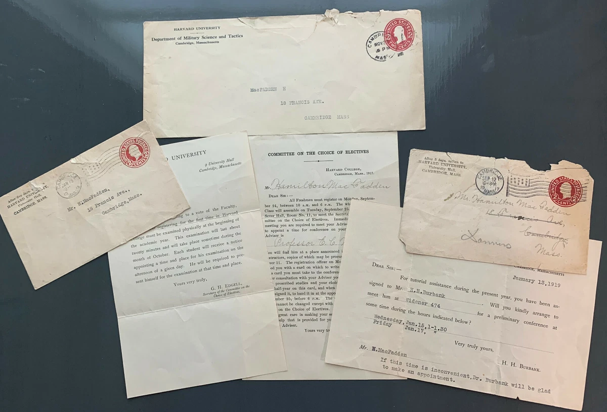 Harvard Acceptance Letter Envelope