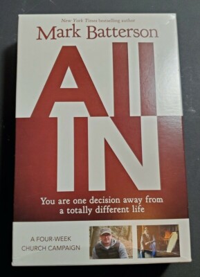 Mark Batterson’s “All In” Bible Study (Four Week Session) Books and DVD ...