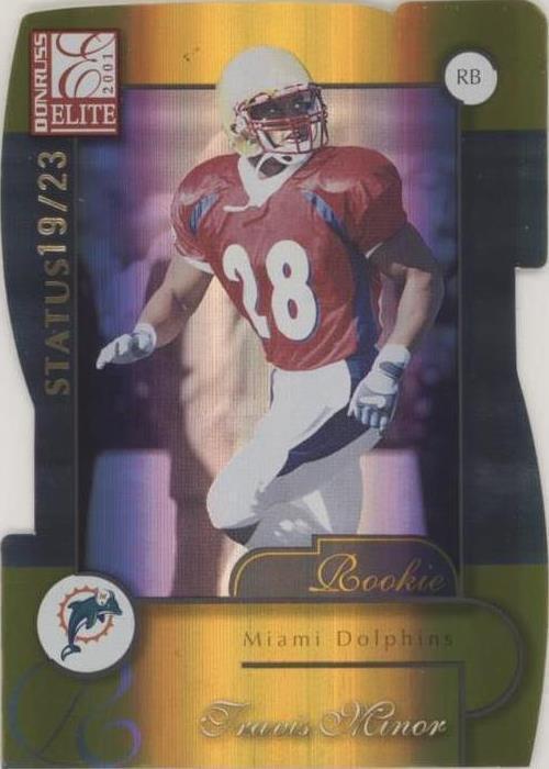 2001 Donruss Elite - Rookie Travis Minor #119 Status Die-Cut /23 (RC ...