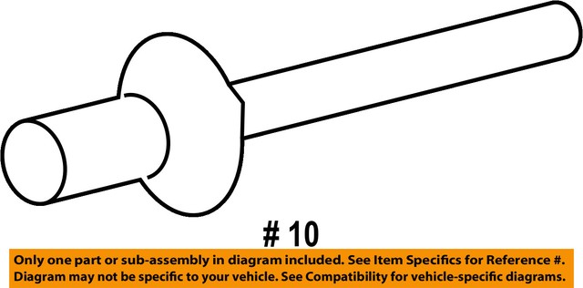 Genuine BMW High Note Horn Rivet 07149191219 for sale online | eBay