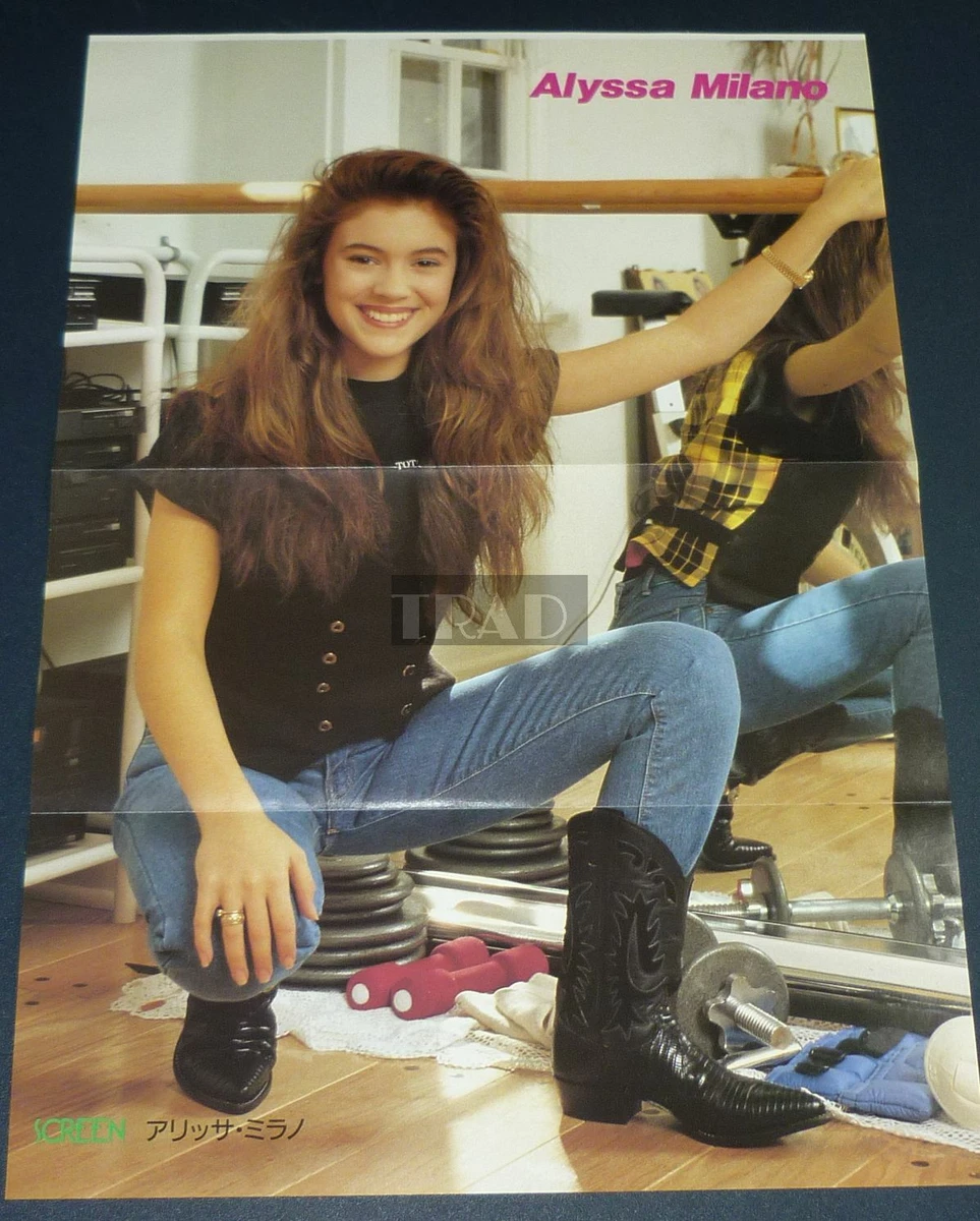 Alyssa Milano 80s Poster