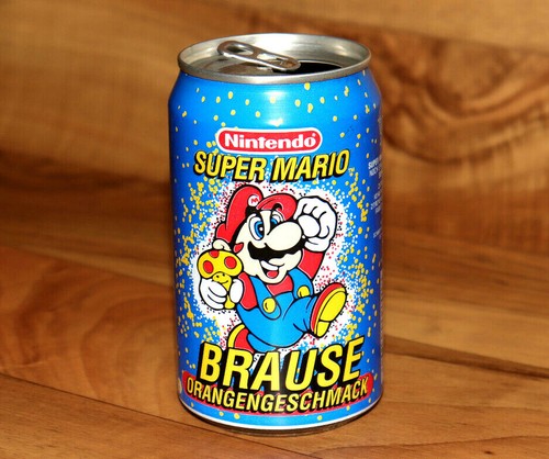 1993 Vintage Nintendo Super Mario Soda Can SNES NES World Land Bros ...