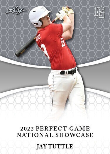 JAY TUTTLE 2022 LEAF PERFECT GAME "1ST EVER PRINTED" ROOKIE CARD! | eBay