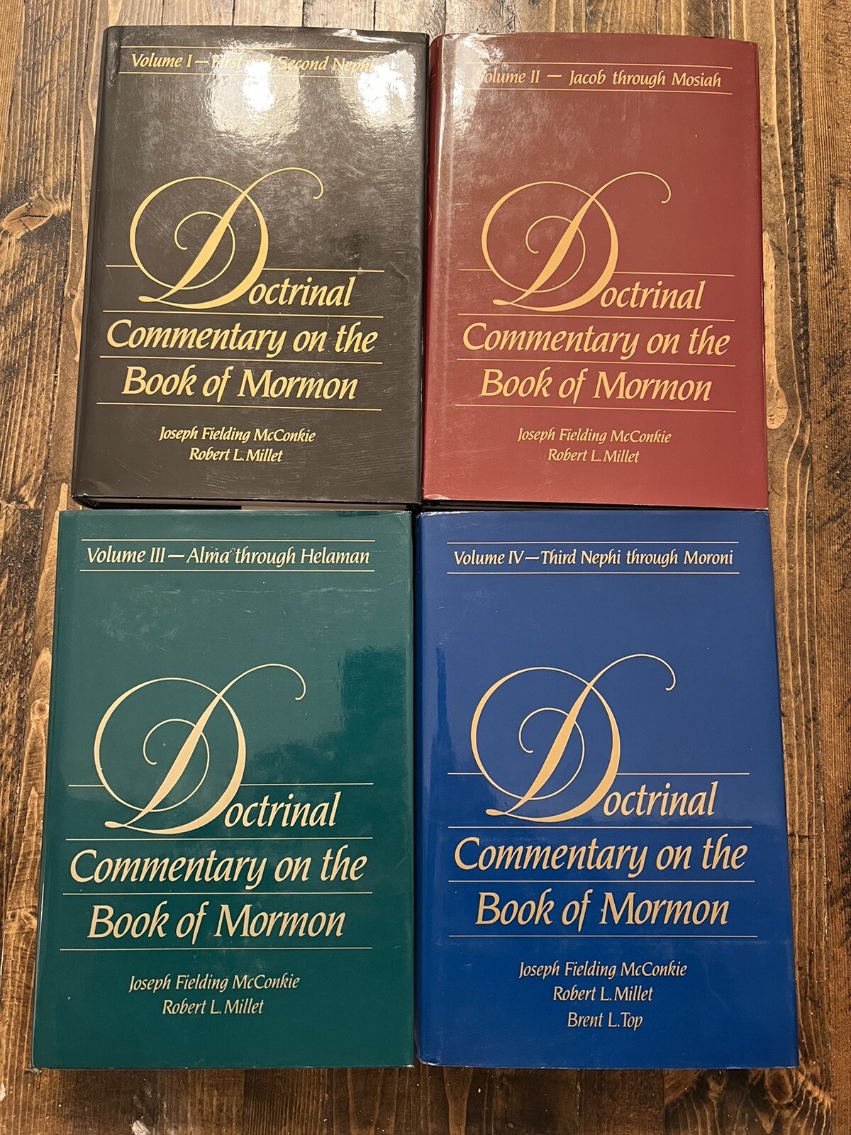Doctrinal Commentary on the Book of Mormon 4 Vol Set HCDJ Clean ...