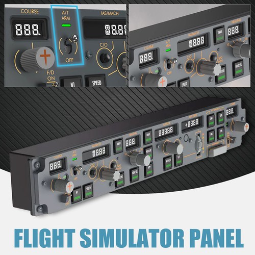 Simplayer MCP Control Panel Flight Simulator Panel for B737 NG/MAX ...