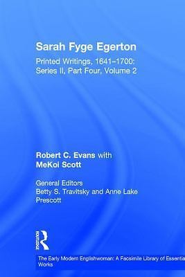 Sarah Fyge Egerton : Printed Writings, 1641-1700: Series II, Part Four ...