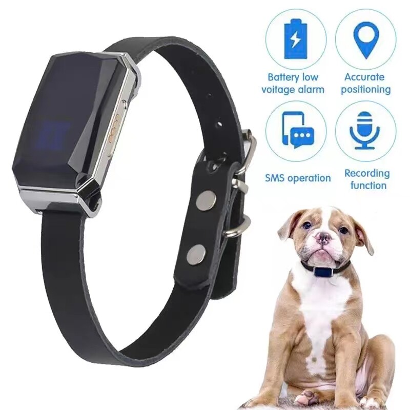 Smart Waterproof Pet Locator GPS Location Collar Tracker Anti-lost For ...