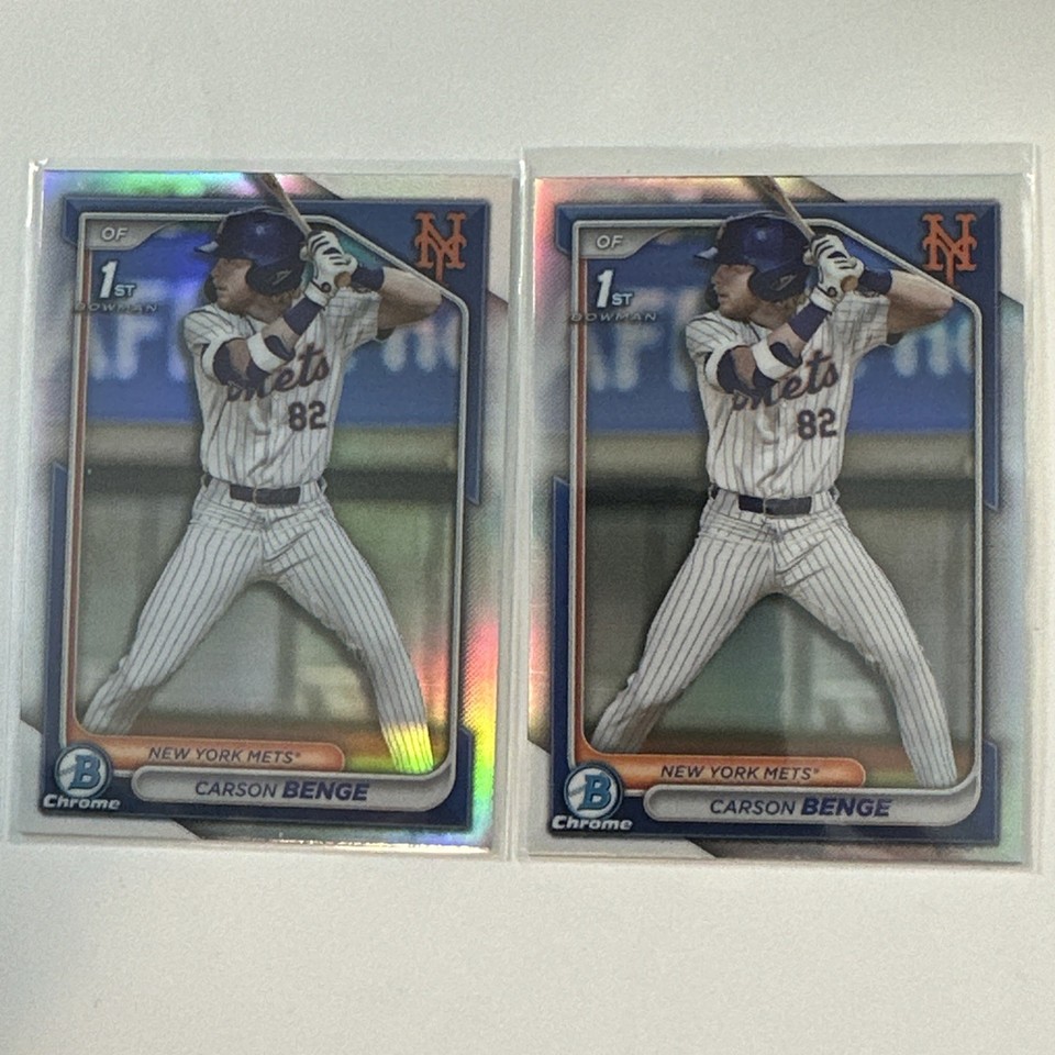 (76x Mega Lot) 2024-25 Carson Benge Bowman Draft (MLB TOP 100 Prospect ...