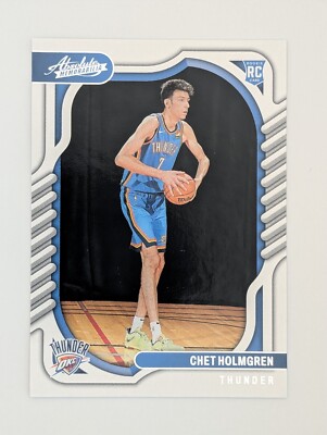 2022 Panini Chronicles Absolute Basketball 102 Chet Holmgren Base ...