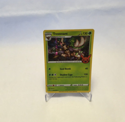 Pokemon Trading Card Game TCG Trick or Trade Trevenant Stamped Holo 015 ...