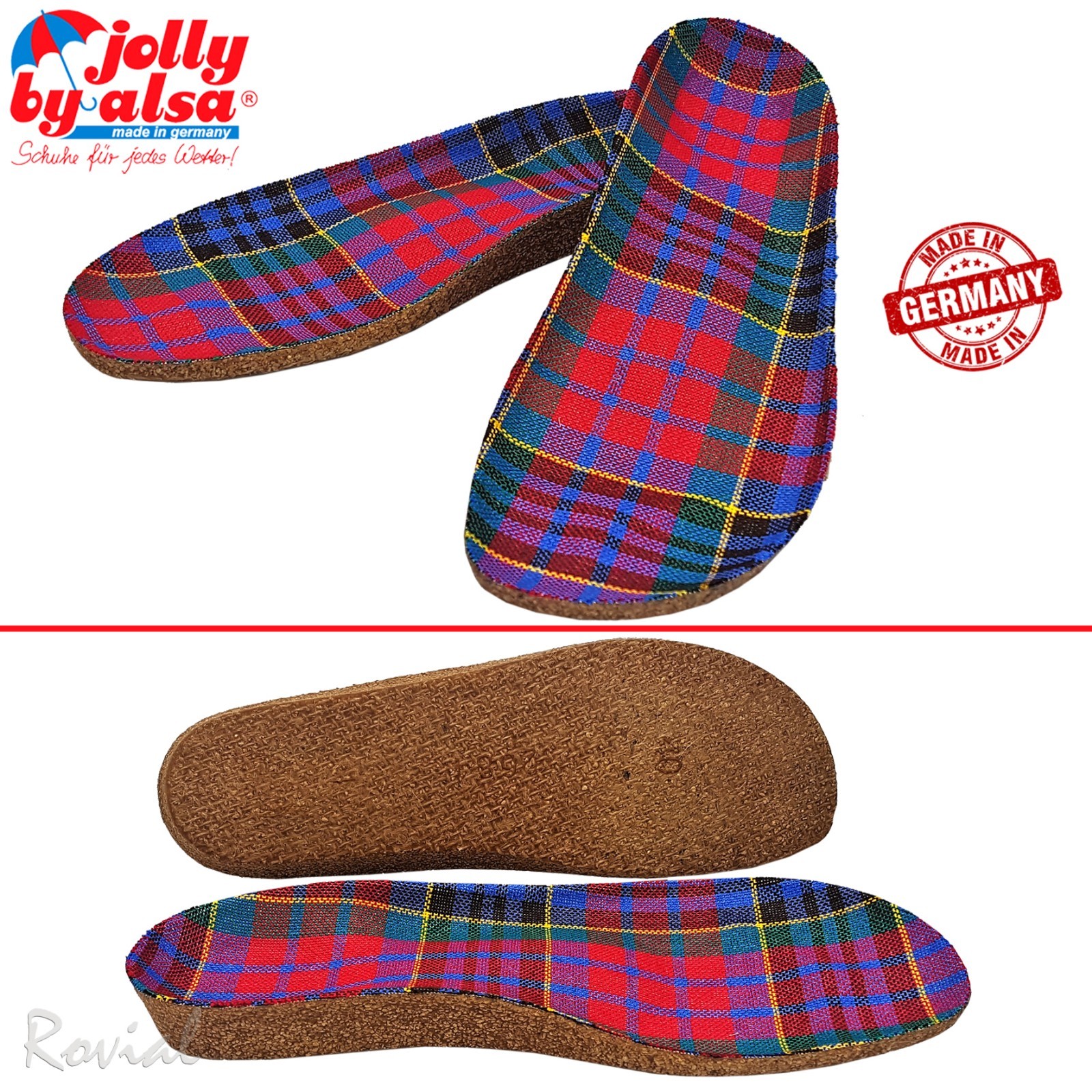 Ersatzfußbett Einlage Gartenschuhe für Alsa Jolly Fashion ...