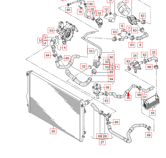 Audi 5Q0121064AT Genuine OEM Hose & Tube ASSY for sale online | eBay