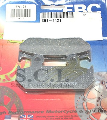 HONDA CBR600 CBR600F HURRICANE FRONT BRAKE PADS EBC FA121 1987 - 1990 ...