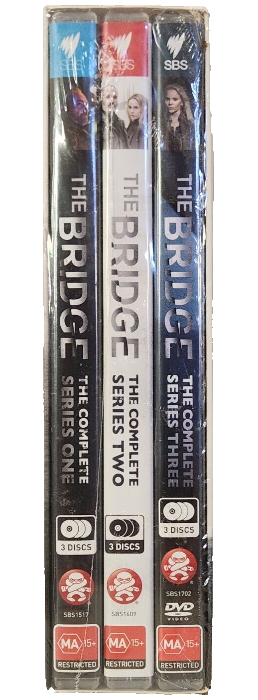 THE BRIDGE: COMPLETE SERIES 1, 2 & 3 - Swedish, Danish/English subs NEW ...
