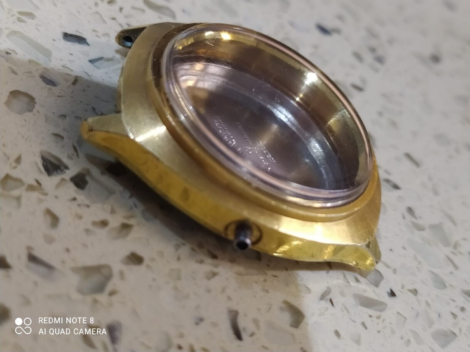 Omega Seamaster case Ref. 196.0072 Case & back case Gold Cal omega 1315 ...