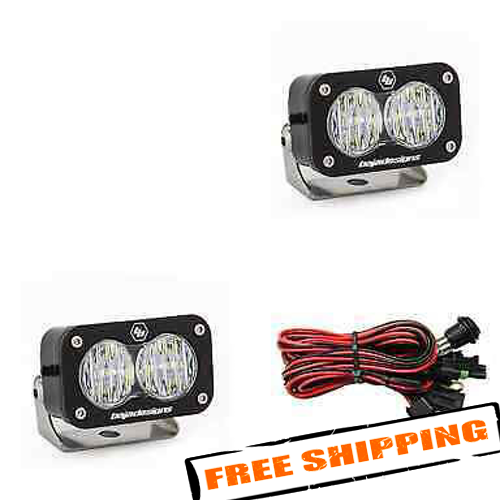 Baja Designs 487805 S2 Pro Black LED Auxiliary Light Pod Pair | eBay
