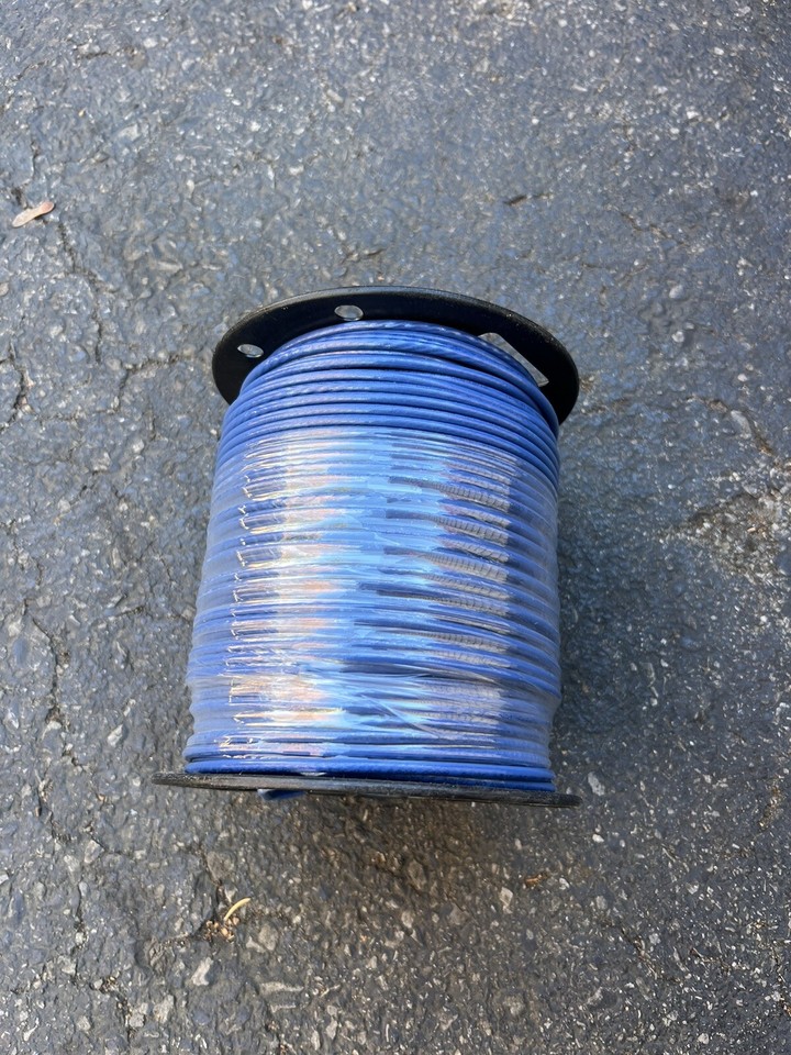 #10 AWG Gauge 600V THHN Stranded Copper Wire UL Listed - Blue 500 FT | eBay